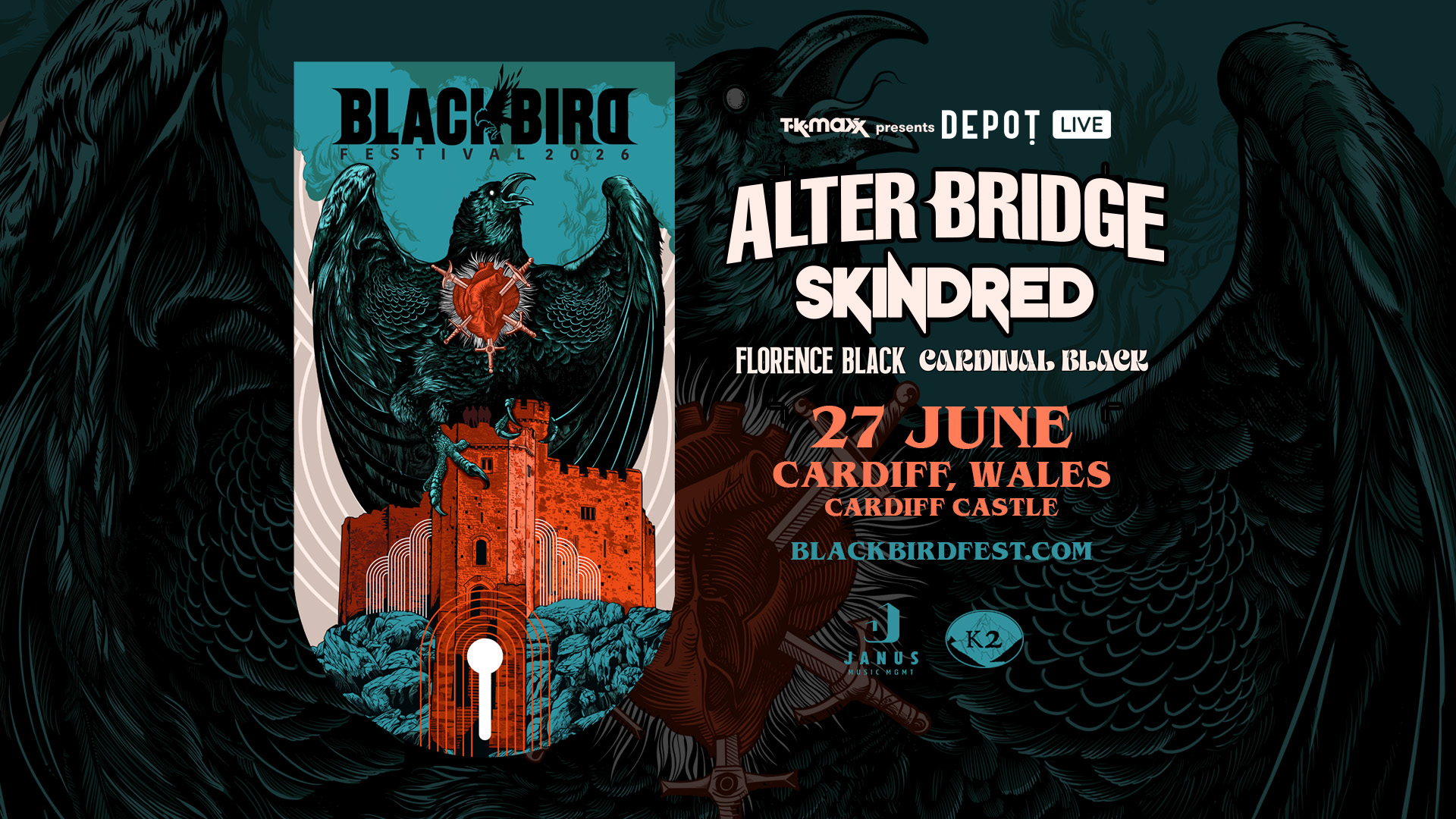 Blackbird Festival 2026 • What's On? • Events at Cardiff Castle